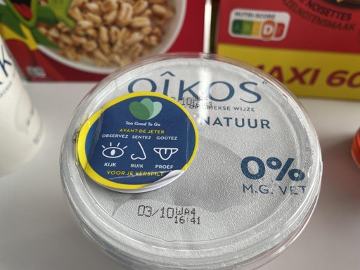 The 'Look, smell, taste' pictogramme visible on 10 million products in ...