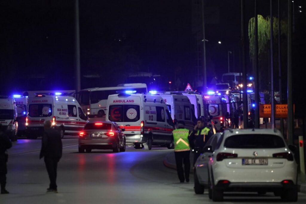 Five killed in attack on Turkish defence company