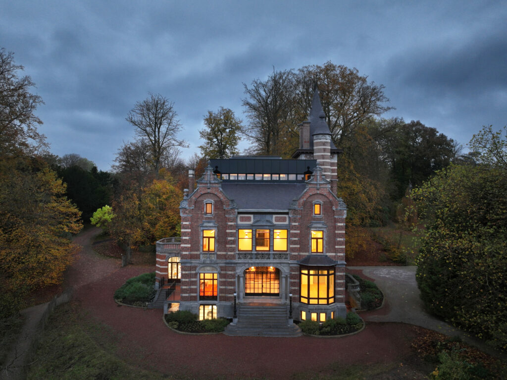 'The castle had burned twice, and all that remained were ruins'